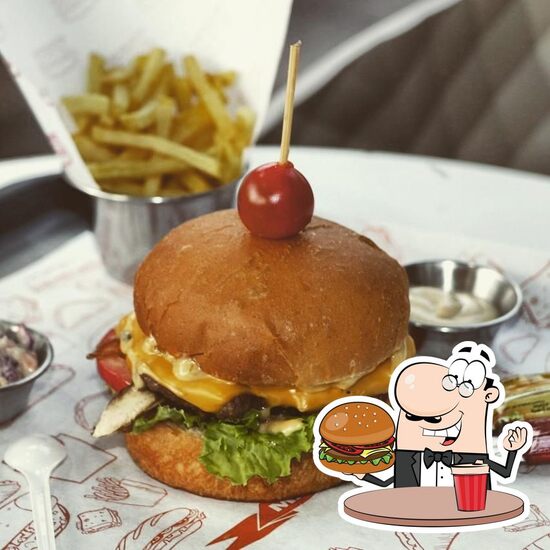 Menu at master burger restaurant, Marrakesh, Unnamed Road