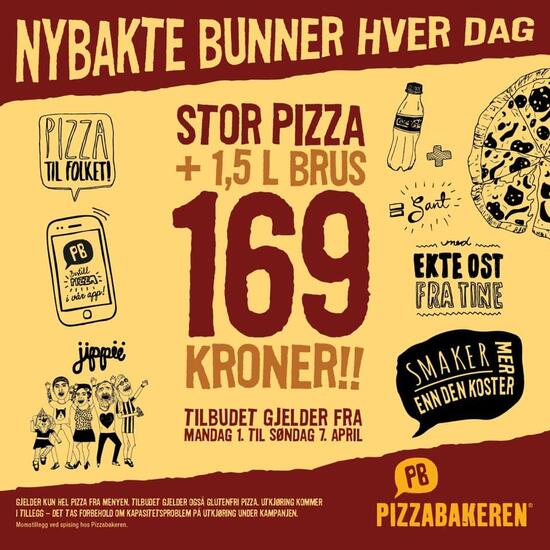 Menu at Pizzabakeren Sotra pizzeria, Norway, Sartorvegen 8