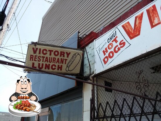 Menu at Victory Lunch restaurant, Cleveland