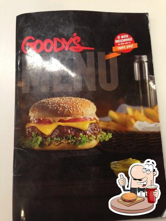 Menu at Goodys, Thermi