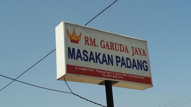 Carta del restaurante RM Garuda Jaya, Karawang, Jalan Lingkar Klari ...