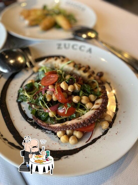 Menu at Zucca restaurant, Coral Gables