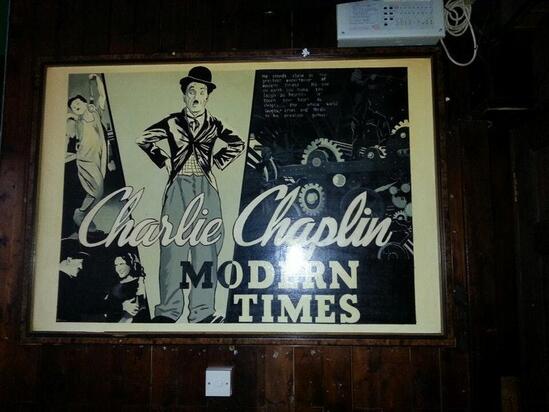 Menu at Charlie Chaplin's Pub, Limerick