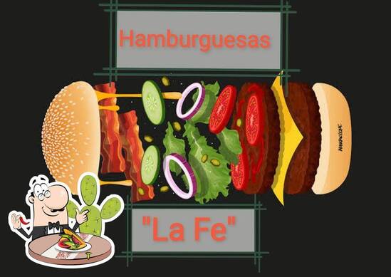 Menu at Hamburguesas la fe restaurant, Saltillo