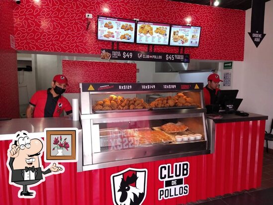 Menu at Club de Pollos, Mexico