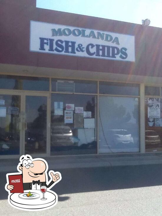 Menu at Moolanda Fish and Chips restaurant, Kingsley