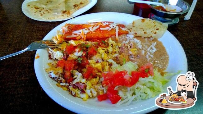Menu at El Zarape restaurant, Nogales