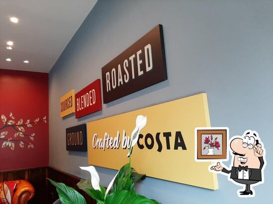 Menu at Costa Coffee cafe, Belfast, 34 Wellington Pl
