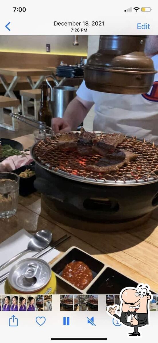Menu at Madang Korean BBQ, Mitcham