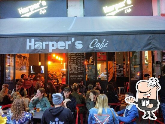 Menu au Harper's Café, Grenoble