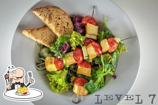 Menu at Level Up restaurant, Žilina