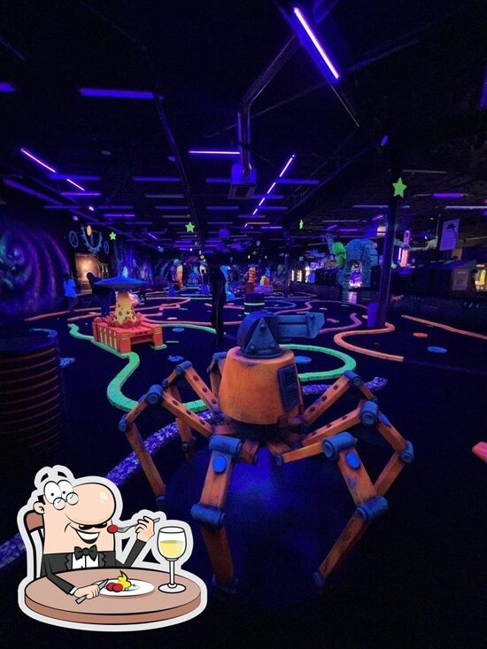 Menu at Cosmic Mayhem: Black Light Mini Golf and Bar, San Antonio
