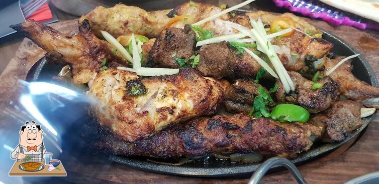 Menu at Lahori Kebabish restaurant, Cardiff