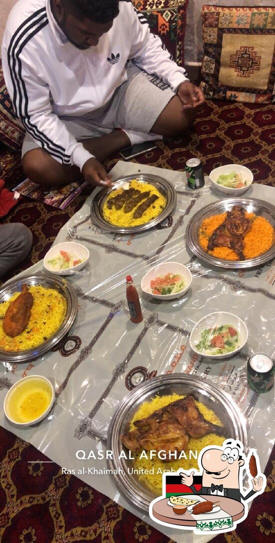 Menu at Qasr Al Afghan BBQ, Ras Al-Khaimah