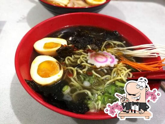 Menu at Treb's RAMEN restaurant, Pasay