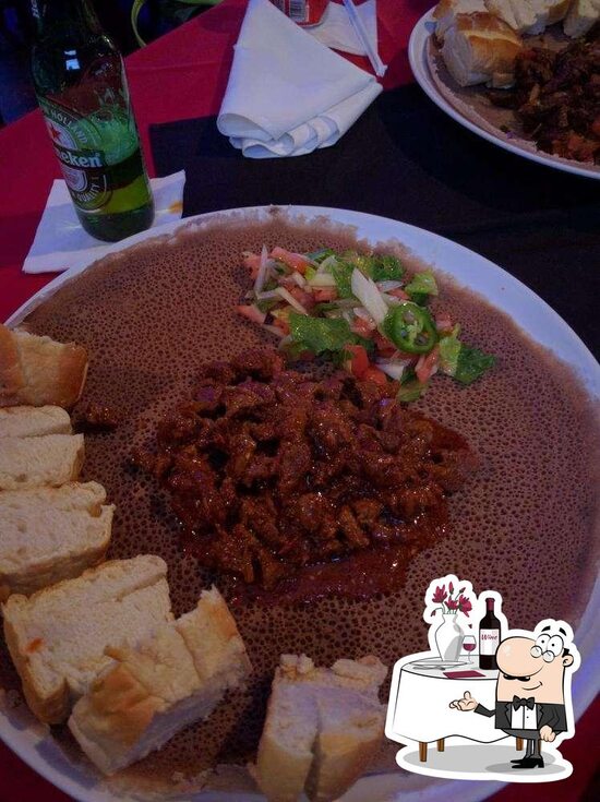 Menu at Dukem Ethiopian Restaurant, Whitehall