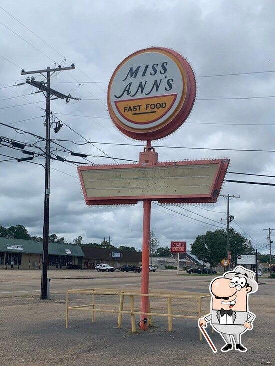 Menu at Miss Ann's Fast Foods, Amite City