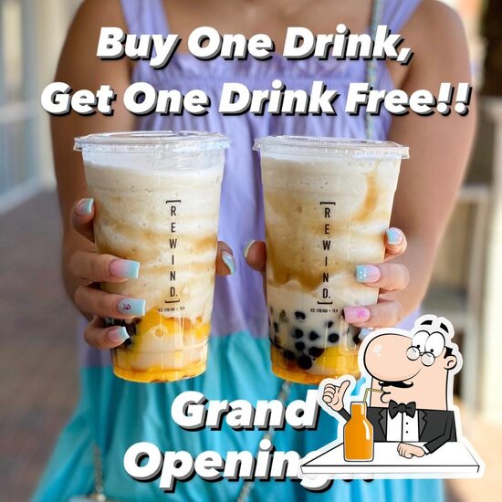 Menu at Rewind Treats - Ice Cream + Boba, Scottsdale
