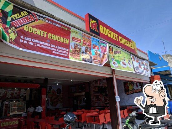 Menu at Rocket Chicken Kawunganten restaurant, Gandrungmanis