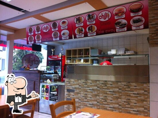 Menu at chili pizza, Interlaken