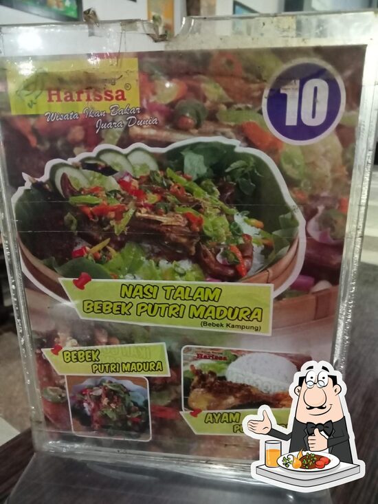 Menu at Bebek Harissa restaurant, Kendari