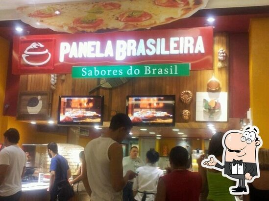 Menu at Panela Brasileira restaurant, Belém, Av. Visc. de Souza Franco