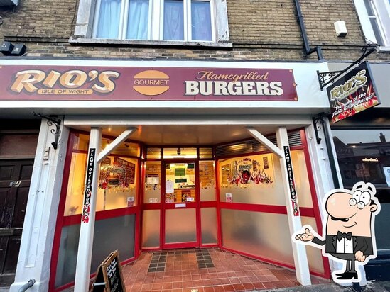 Menu at Rios Burgers iow restaurant, Shanklin