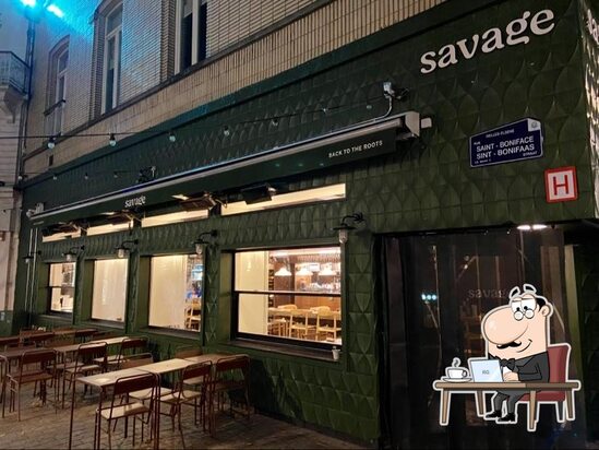 Speisekarte von Savage, Brussel