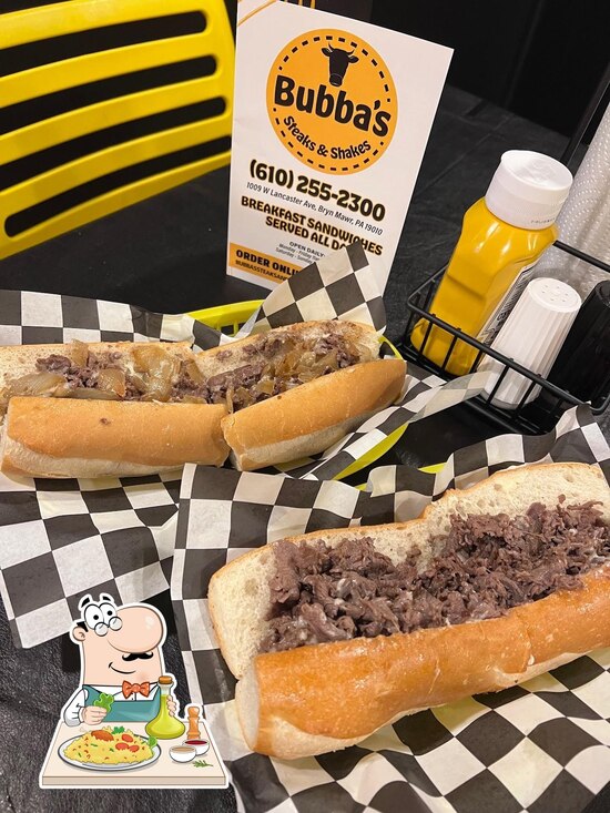 Menu at Bubba's Steaks and Shakes restaurant, Bryn Mawr