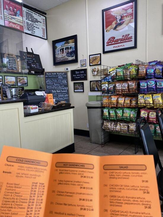 Menu at Jerry's Deli restaurant, Mission Viejo
