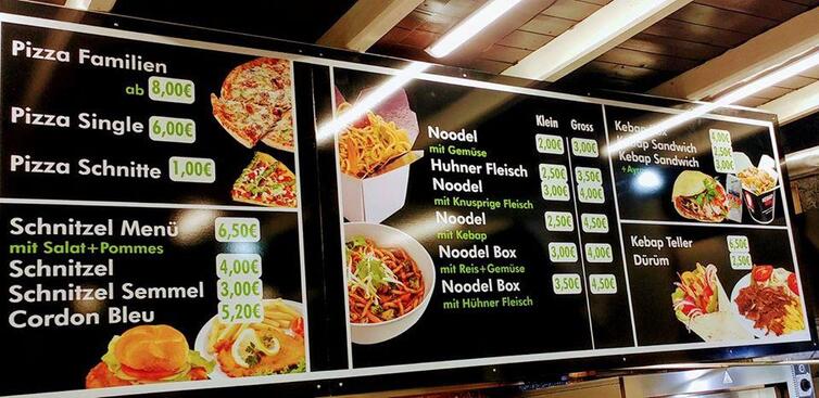 Speisekarte von EUROPIZZA, Wien