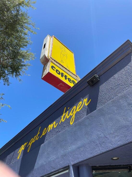 Menu at Go Get Em Tiger cafe, West Hollywood