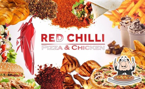 Menu at Red Chilli Pizza And Peri Peri Chicken restaurant, Feltham