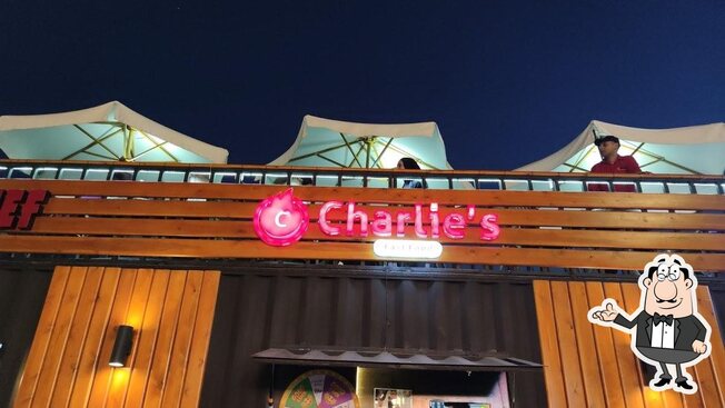 Menu at Charlie’s fast food, Port Said