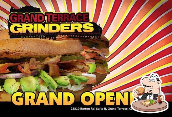 Menu at Grand Terrace Grinders, Grand Terrace