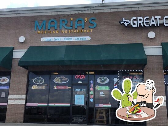 Menu at Maria's Mexican Restaurant, Corinth