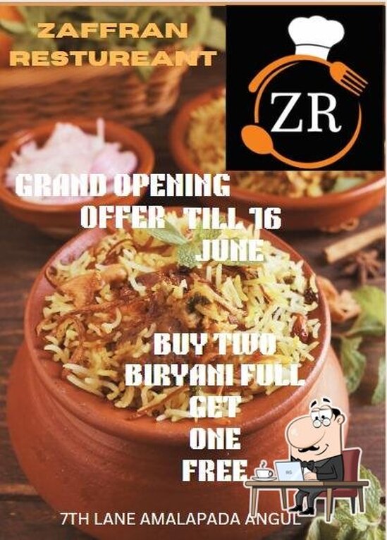 ZAFFRAN RESTAURANT, Angul - Restaurant menu, prices and reviews