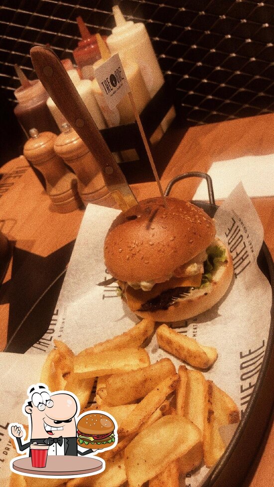 Menu at The One Burger, Eskişehir