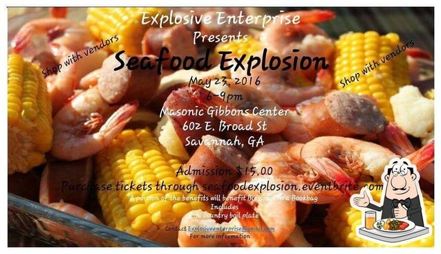 Menu at Explosive Enterprise restaurant, Savannah