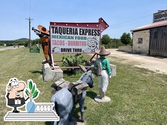 Menu at Taqueria Express Mexican Food restaurant, Kempner, US-190