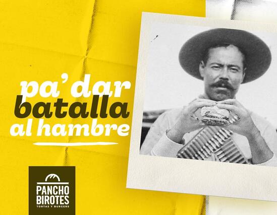 Menu at Pancho Birotes restaurant, Monterrey, Av Eugenio Garza Sada 6221