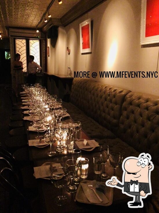 Menu at Red Room Night Club, New York City
