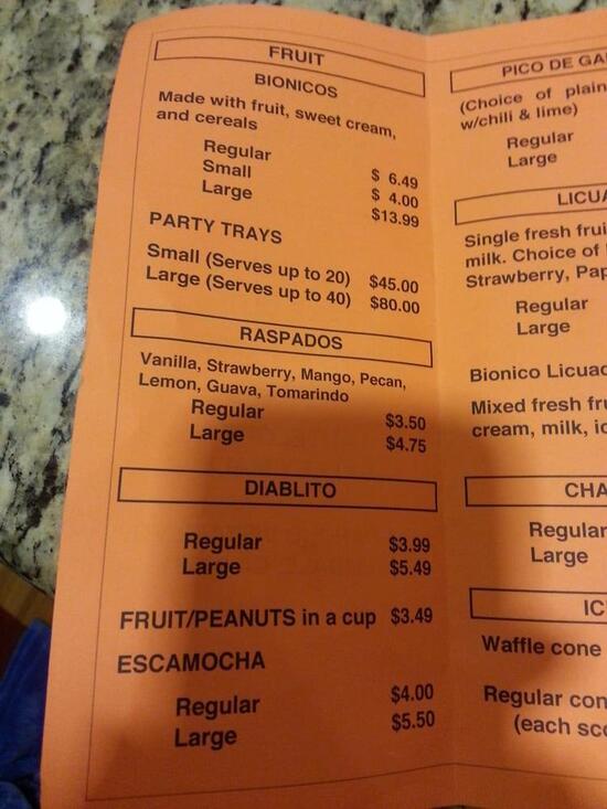 Menu at Fresh Express pub & bar, Palmdale