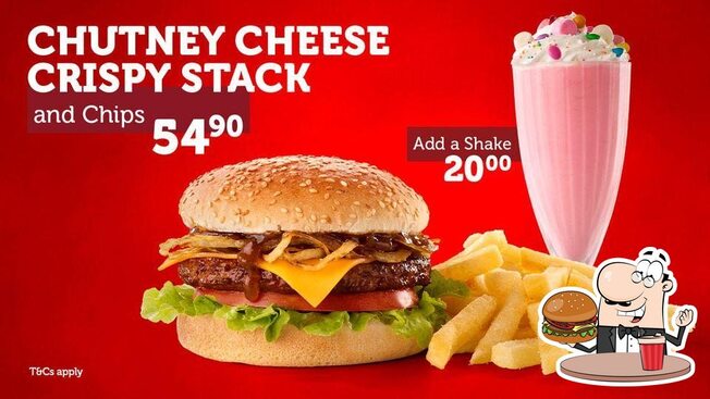 Menu at Wimpy restaurant, Durban, 299 Edwin Swales Dr