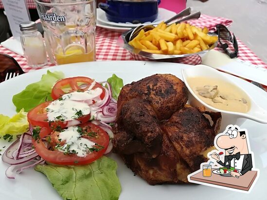 Menu at La Cloche, Mouscron