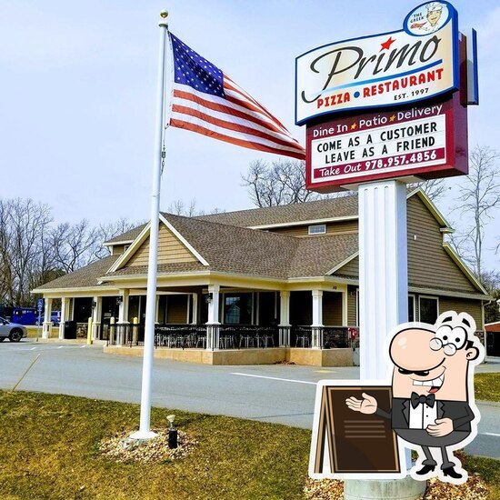 Menu at Primo Pizza Restaurant, Dracut