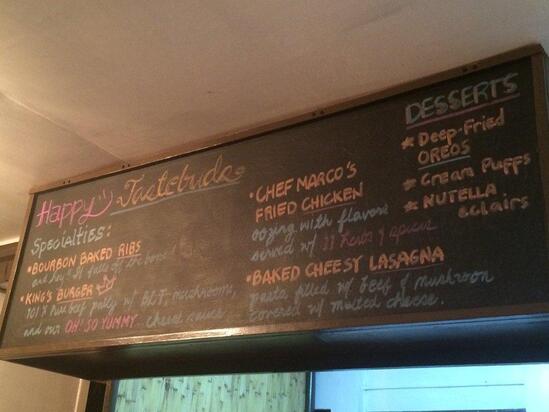 Menu at Happy Tastebuds restaurant, Taytay