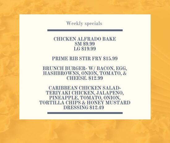 Menu at Ruby Slipper Bar and Grill, Port Orchard