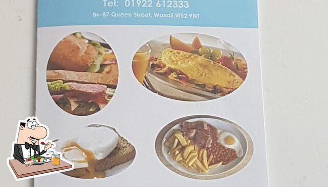 Menu at Premier Diner cafe, Walsall