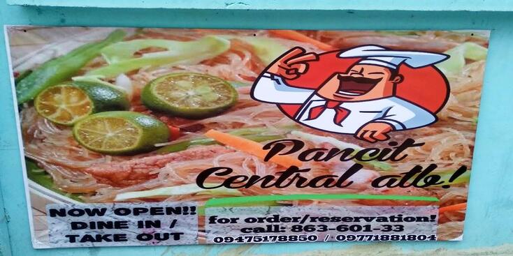 Menu at Pancit Central restaurant, Taguig